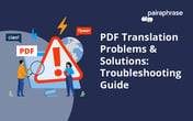 PDF Translation Problems & Solutions: Troubleshooting Guide [2025]